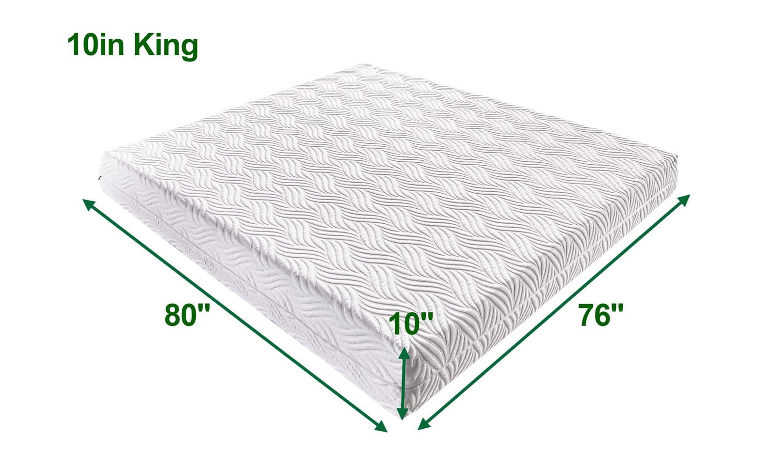 DUNTRKDU King Size Mattress, 10 Inch Hybrid Mattress with Memory Foam & Individual Pocket Springs, Cooler Sleep & Pressure Relief, CertiPUR-US Certified (King)