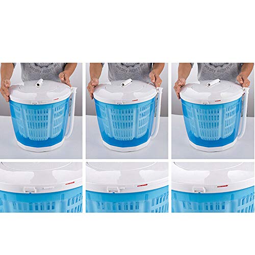 LOYALHEARTDY Portable Washing Machine, 2 in 1 Hand-operated Mini Compact Compact Traveling Outdoor Compact Washer Spin Dryer, for Camping Travelling Outdoor