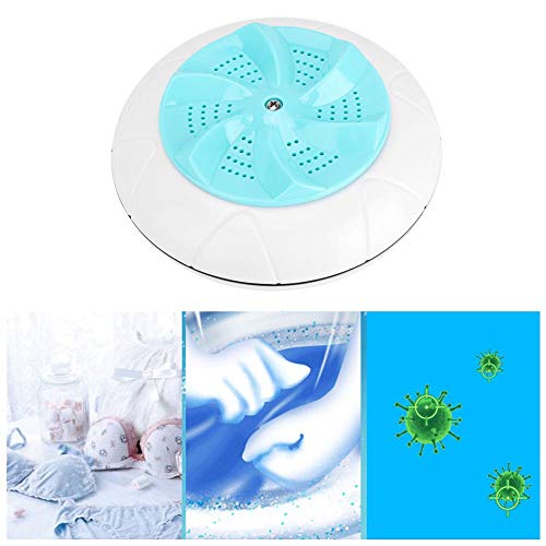 Mini USB Washing Machine Ultrasound Turbine Portable for Travel Household cloth cleaning(Green)
