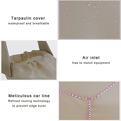 Dear Morning Portable Clothes Dryer Foldable Apartment Clothes Dryer, Fast Heating and Quick Drying, Travel Light Dryer(Khaki)