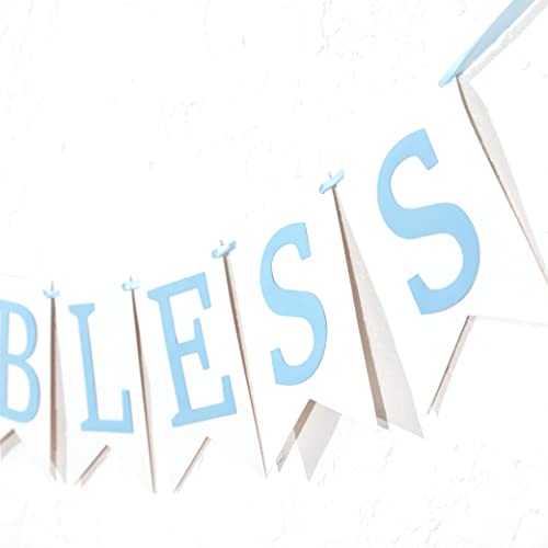 God Bless Banner - God Bless Banner Baptism,baby Shower Banner for Girl/boy,baptism Banner,first Communion Banner,banner for Baby Shower Photo Prop Party Decorations