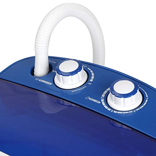 JupiterForce Portable Washing Machine Mini Compact Counter Top 8 Lbs Washer Single Tub Rotary Dehydration for Apartments,Dorms,Camping, Dorms, College Rooms, RV’s