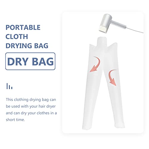 Zerodeko Portable Clothes Dryer Bag Mini Dryer Machine Fast Drying Bag Reusable Mini Folding Drying Bag for Home Travel Dorms Offices (Pants)