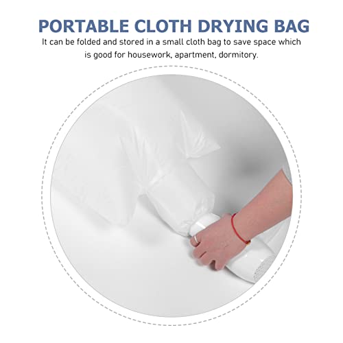 Zerodeko Portable Clothes Dryer Bag Mini Dryer Machine Fast Drying Bag Reusable Mini Folding Drying Bag for Home Travel Dorms Offices (Pants)