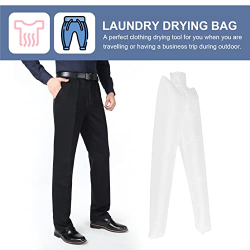 Zerodeko Portable Clothes Dryer Bag Mini Dryer Machine Fast Drying Bag Reusable Mini Folding Drying Bag for Home Travel Dorms Offices (Pants)