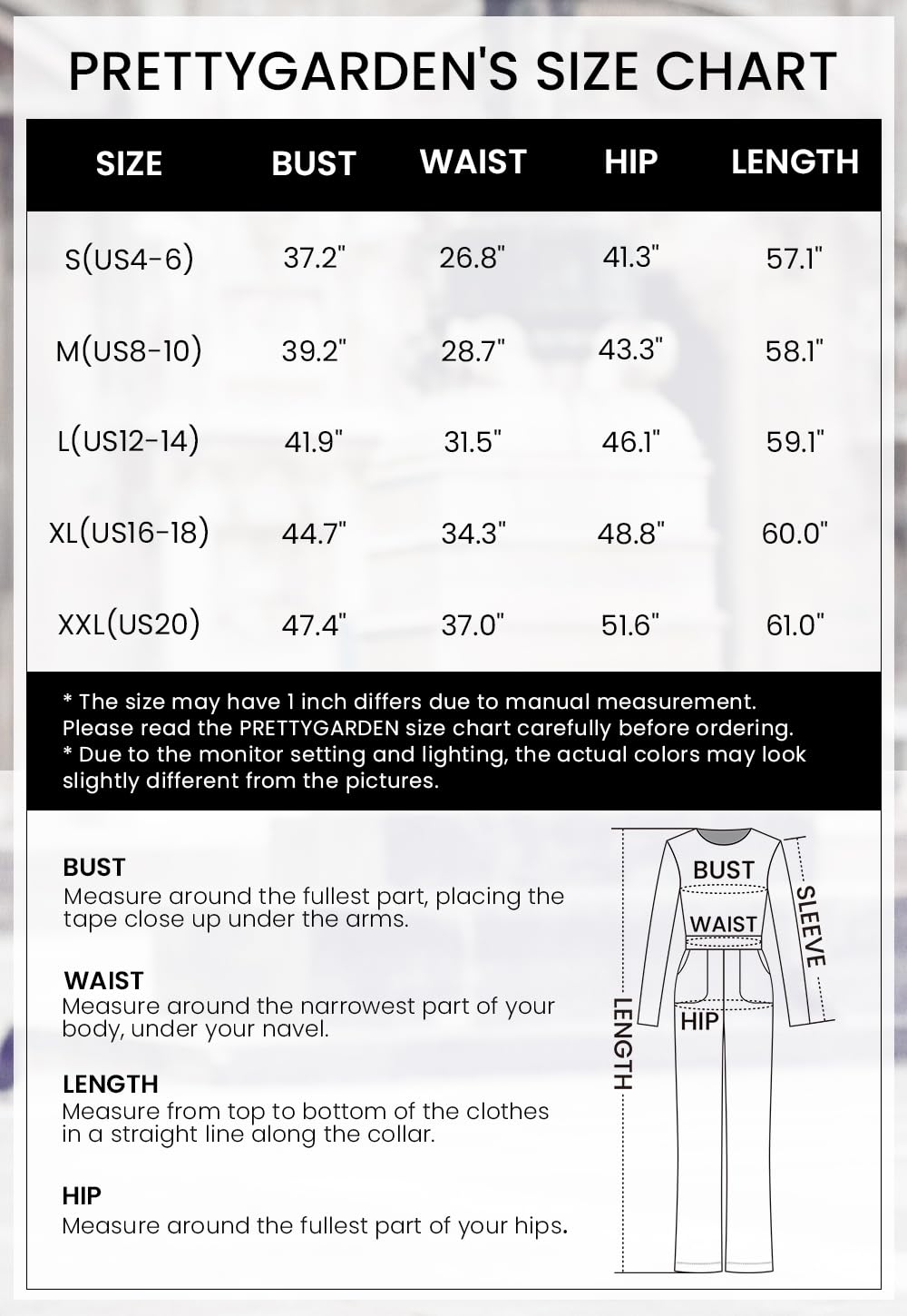 PRETTYGARDEN Women's 2024 Fall Jumpsuits Casual Dressy One Piece Outfits V Neck Long Sleeve Belt Pockets Long Pants Romper (Dark Green,Small)