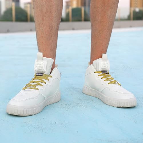 Aiboxin 2 Pairs No Tie Elastic Flat Shoe Laces for Sneakers, Stretch Shoelaces for Kids & Adults, Tieless Shoes Strings