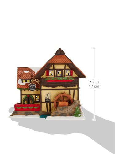 Department 56 Alpine Village Alpen Woolen Mill Lit House