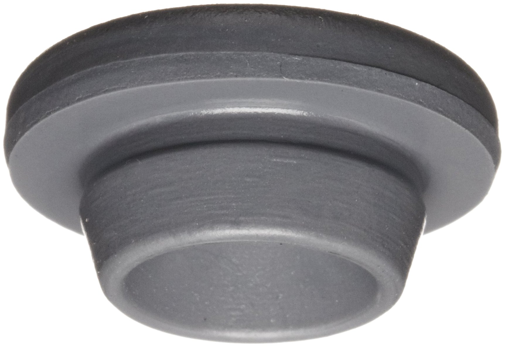 Wheaton W224100-181 Rubber 20mm Snap-On Style Stopper, Gray Chlorobutyl/46 (Case of 1000)