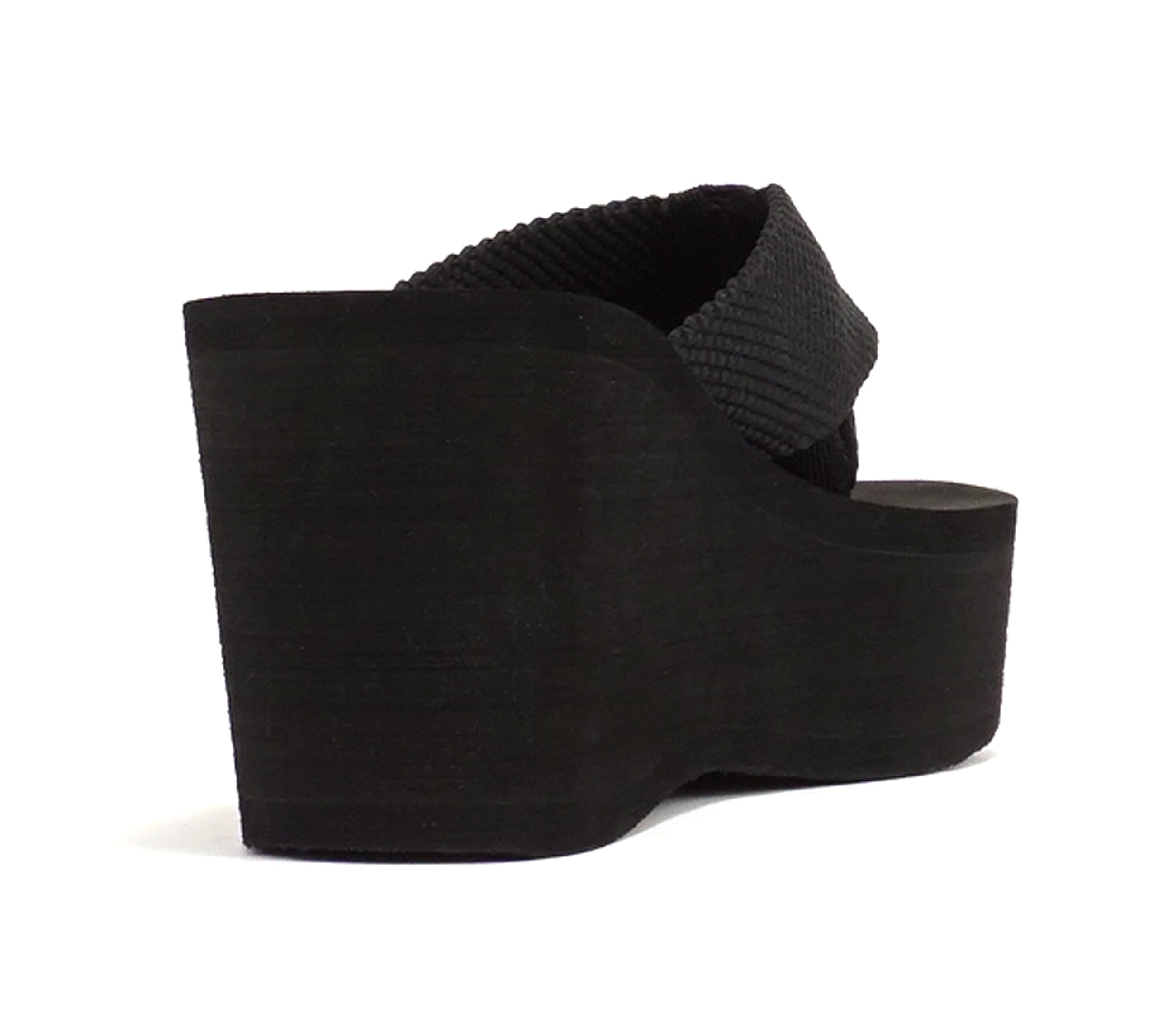 Soda Womens Oxley-S Flip Flop Sandals,Color:Black, Size:10