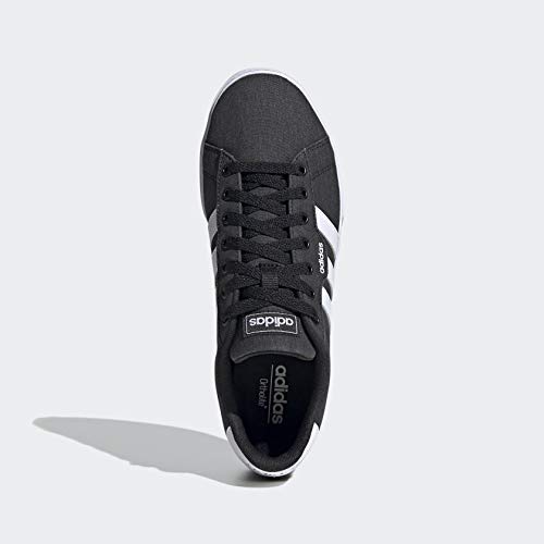 adidas Men's Daily 3.0 Skate Shoe, Core Black/Cloud White/Core Black, 10