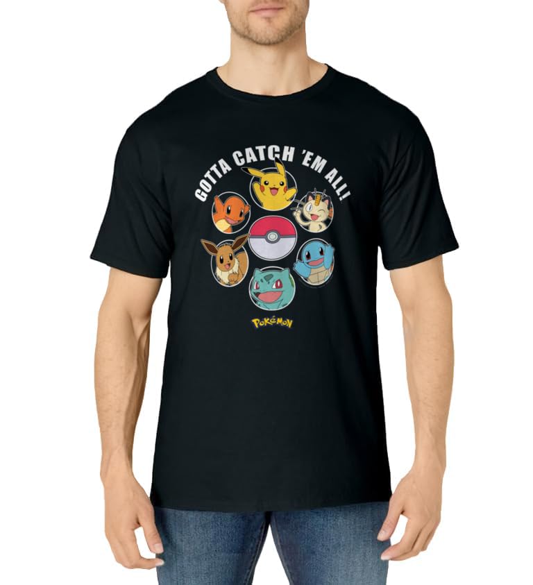 Pokémon - Gotta Catch Em All Group T-Shirt