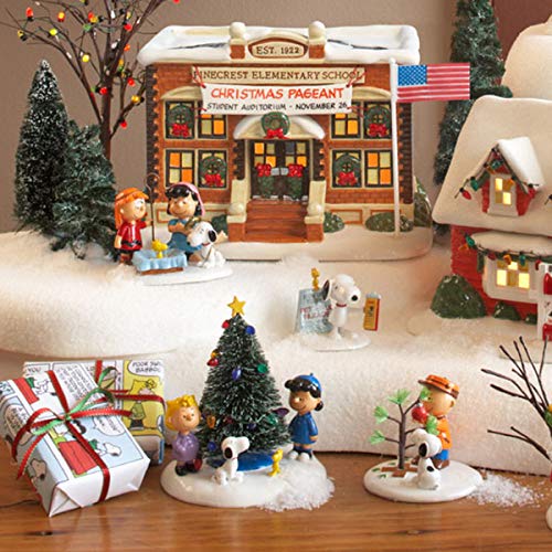 Department 56 Peanuts Charlie Brown & Snoopy The Perfect Tree Figurine | Hand-Crafted & Hand-Painted 2.76 Inch