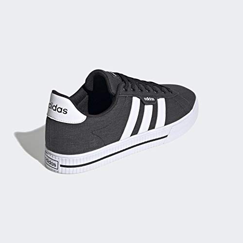 adidas Men's Daily 3.0 Skate Shoe, Core Black/Cloud White/Core Black, 10