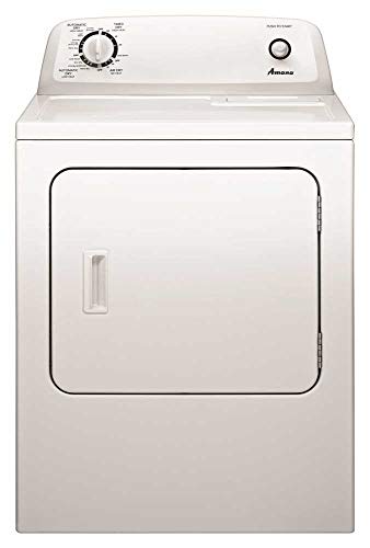 AMANA NED4655EW 6.5 cu. ft. Front Load Electric Dryer with 11 Drying Cycles, White