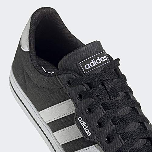adidas Men's Daily 3.0 Skate Shoe, Core Black/Cloud White/Core Black, 10