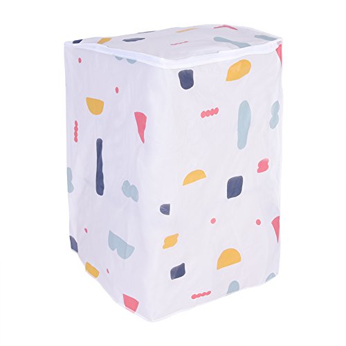 Waterproof Washing Machine Zipped Cover, Dust Protection for Top/Front Load Washer Dryer Washing Appliance Dustproof Protector