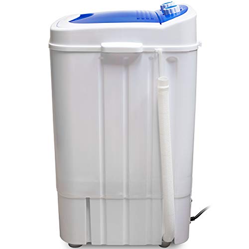 Deco Home Portable Washing Machine for Apartments, Dorms, and Tiny Homes with 8.8 lb Capacity, 250W Power, Wash and Low Agitation Spin Cycle, Includes Drainage Hose, ETL Certified