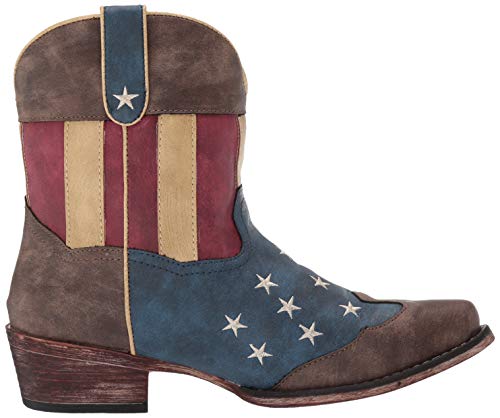 Roper Womens Flotus Boot, Brown, 8.5