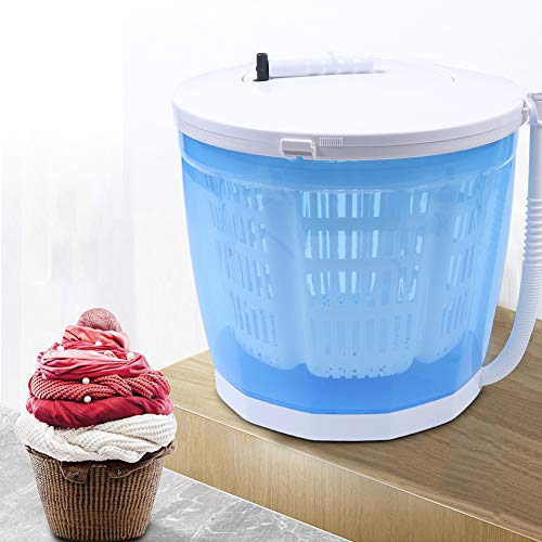 2 in 1 Portable Washer Spin Dryer Washing Machine Mini Travel Outdoor，Manual Washing Machine Portable
