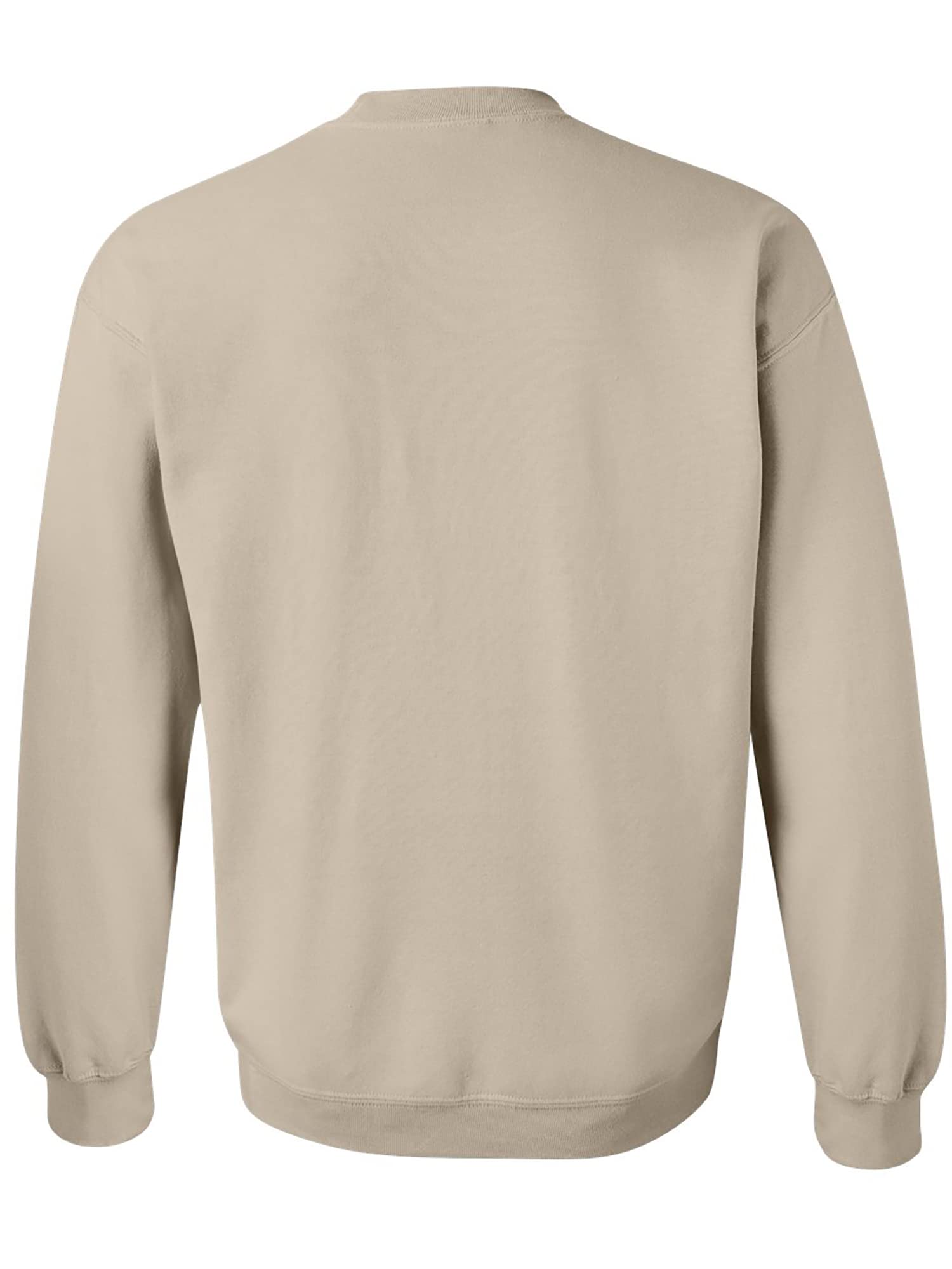 zerogravitee Air Force - Military Style Physical Training Crewneck Sweatshirt in Sand - Large