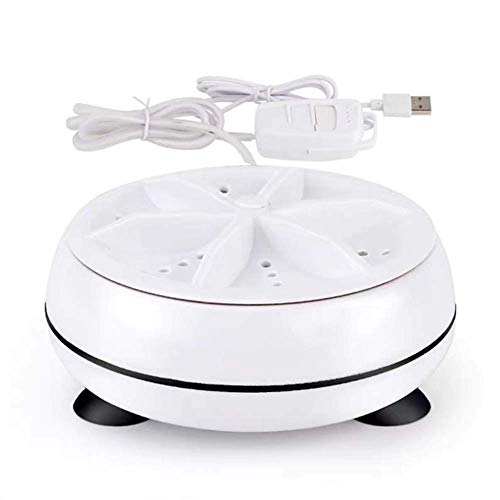 Mini Washing Machine Portable Ultrasonic Turbine Sterilization Removes Dirt Washer USB Cable for Travel Home Business Trip