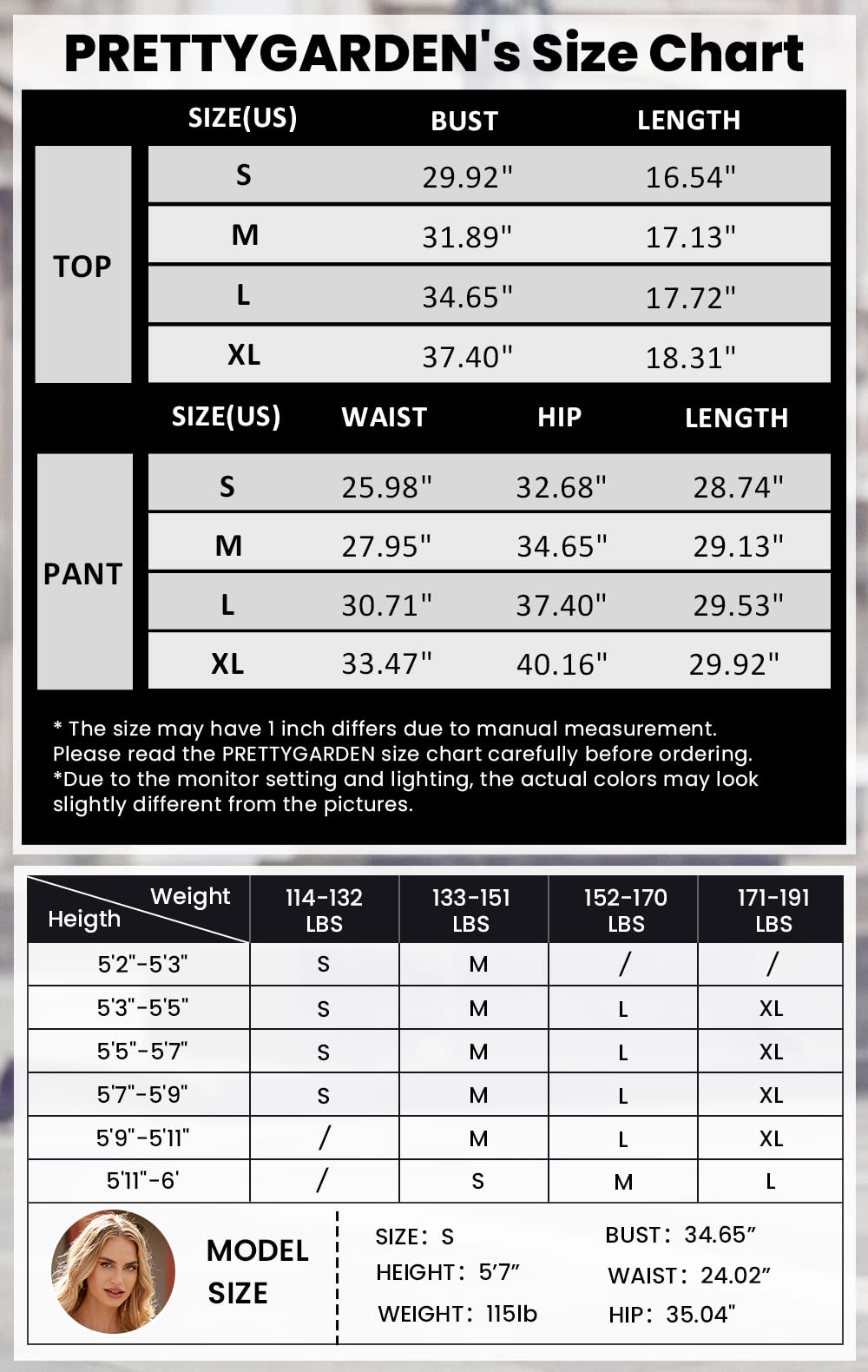 PRETTYGARDEN Women's 2 Piece Summer Outfits Crewneck Tank Tops Split Bodycon Midi Skirt Set (Black,Small)