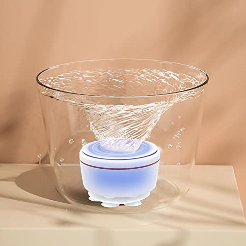 IKASEFU Mini Washer Portable Washing Machine for Socks Underpant, Ultrasonic Turbo Washing Machine for Dorm Home Travel Business Camping, USB Powered, 30 Minute Timer