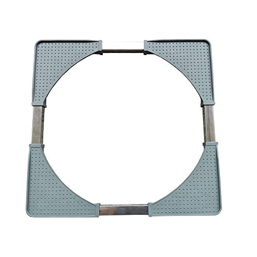 Washing Machine Base Refrigerator Stand Universal Mobile Base Multi-Functional Size Adjustable Base With 4 Strong Feet for Washer Dryer and Washing Machine Dolly (4 feet)