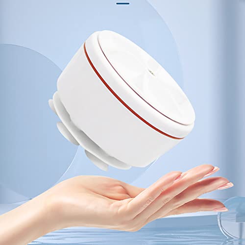 IKASEFU Mini Washer Portable Washing Machine for Socks Underpant, Ultrasonic Turbo Washing Machine for Dorm Home Travel Business Camping, USB Powered, 30 Minute Timer