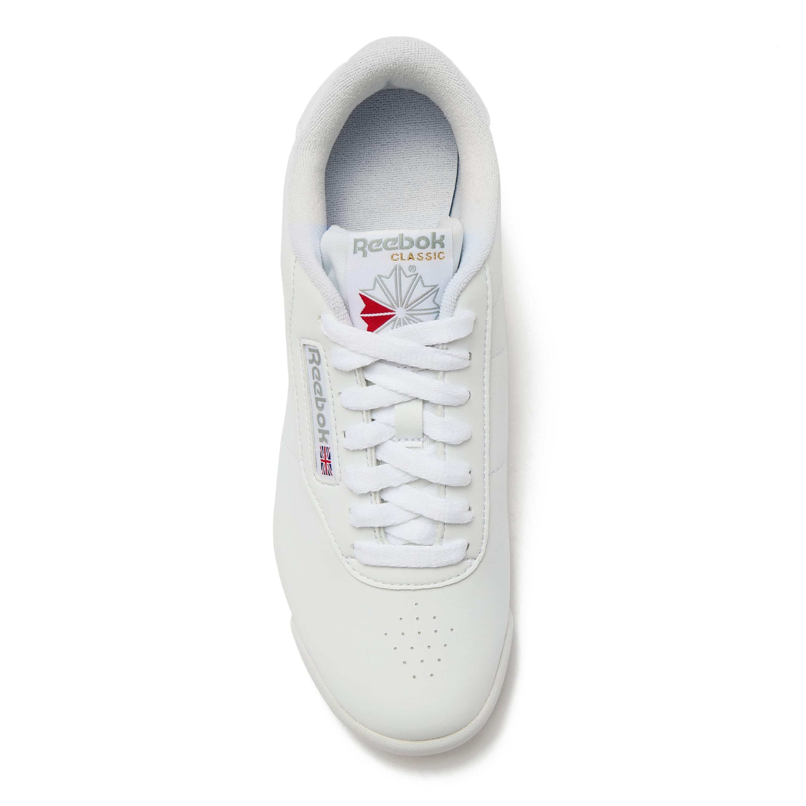 Reebok women's Princess Fashion Sneaker, White, 5.5 US