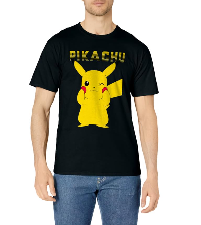 Pokémon Pikachu Adorable Pika Pika Cute Logo T-Shirt
