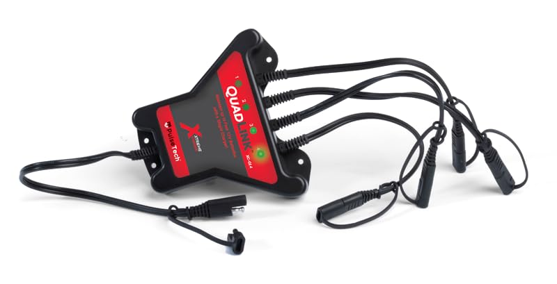 PulseTech QUADLINK – Charge 4 Batteries at The Same TIME, Your existing Charger or Ours, Four Channels from One Charger (XC-QL4)