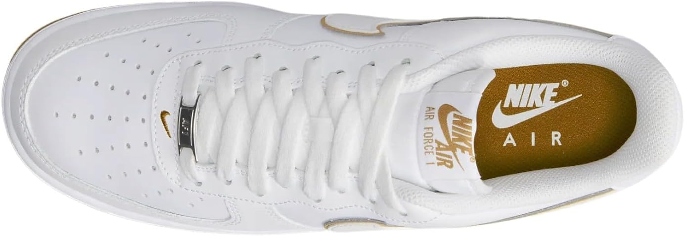 Nike Air Force 1 '07 White/White-Bronzine Mens Size 8