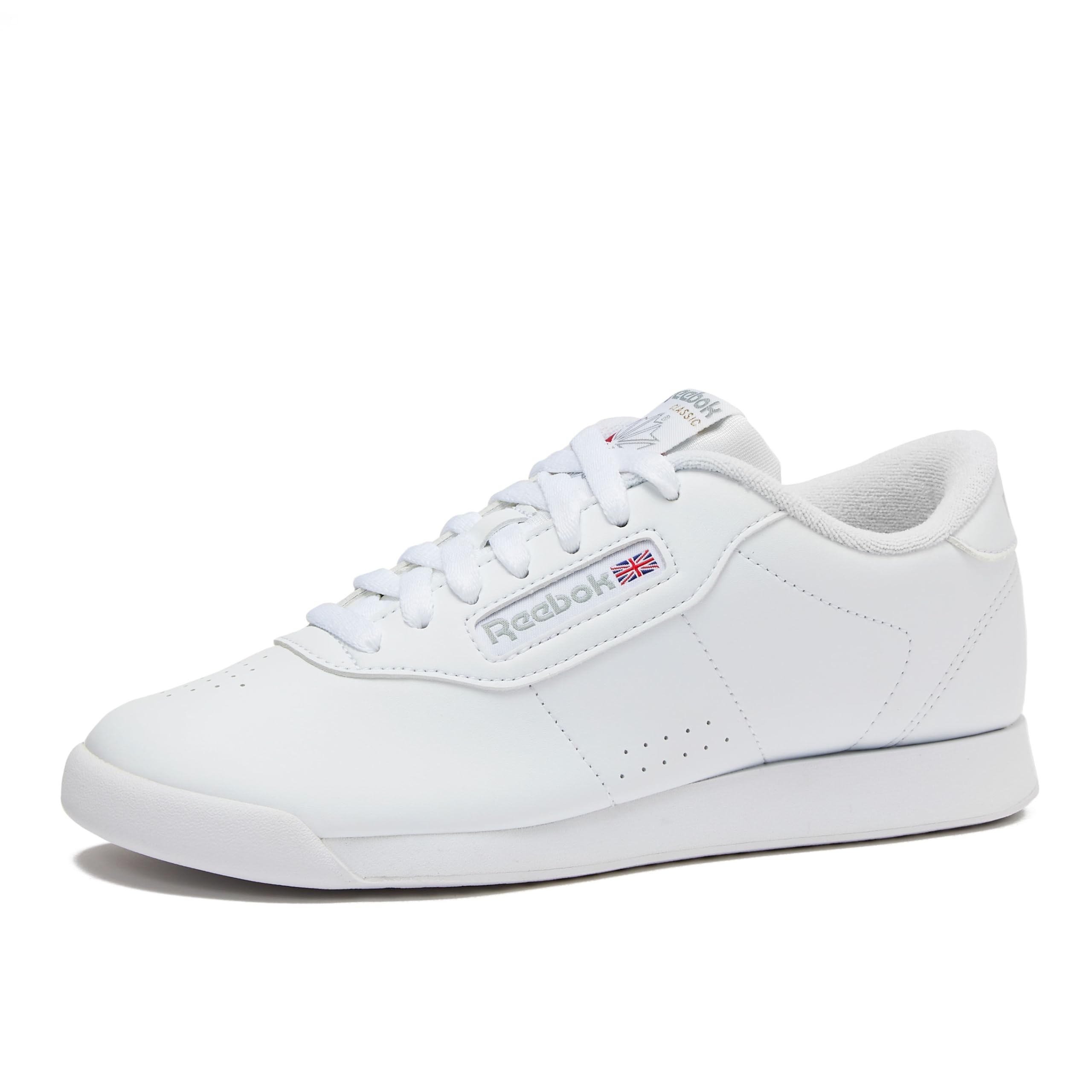 Reebok women's Princess Fashion Sneaker, White, 5.5 US