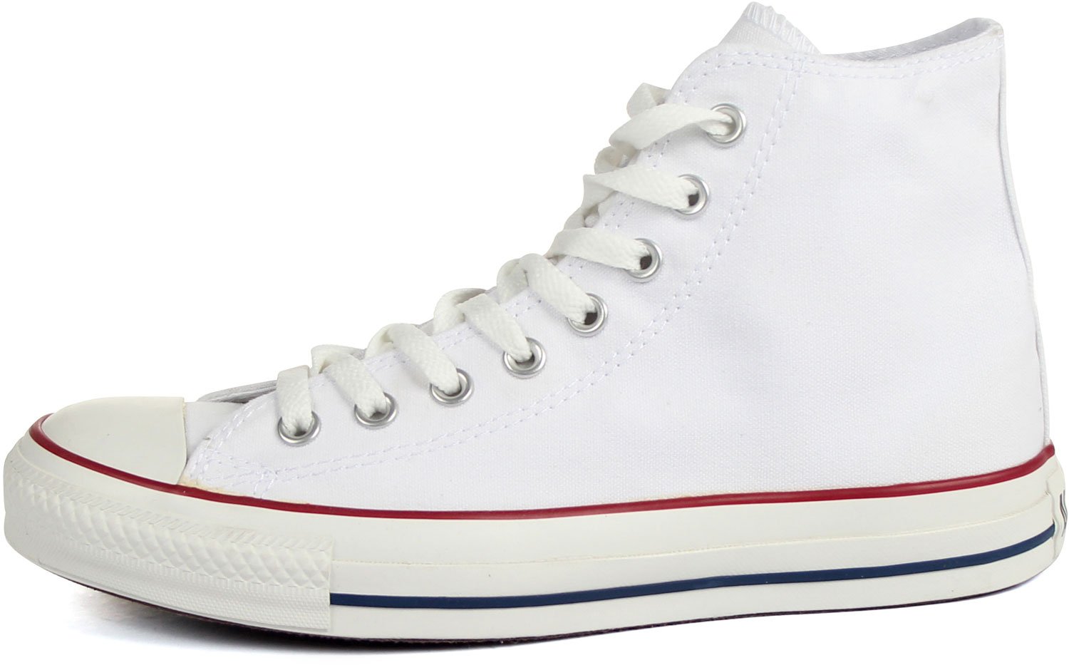 Converse Unisex Chuck Taylor All-Star High-Top Casual Sneakers in Classic Style and Color and Durable Canvas Uppers Optical White 11.5 M US Women / 9.5 M US Men