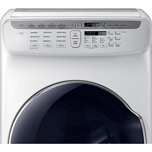 Samsung WV55M9600AW 5.5 Cu. Ft. White FlexWash Steam Washer WV55M9600AW/A5