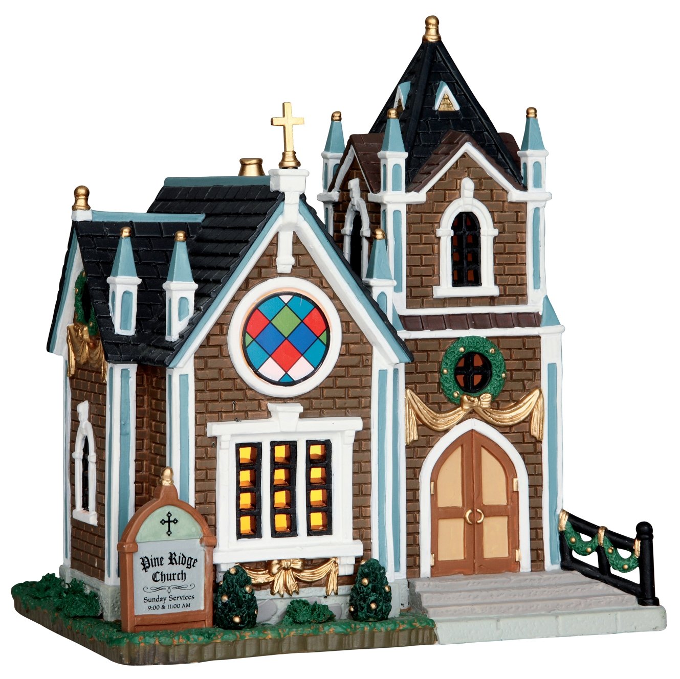 Lemax Village Collection Pine Ridge Church # 55973