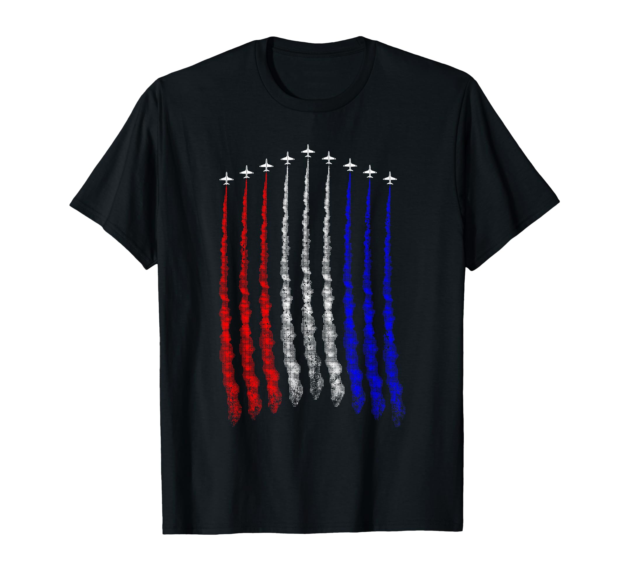 Red White Blue Air Force Flyover T-Shirt