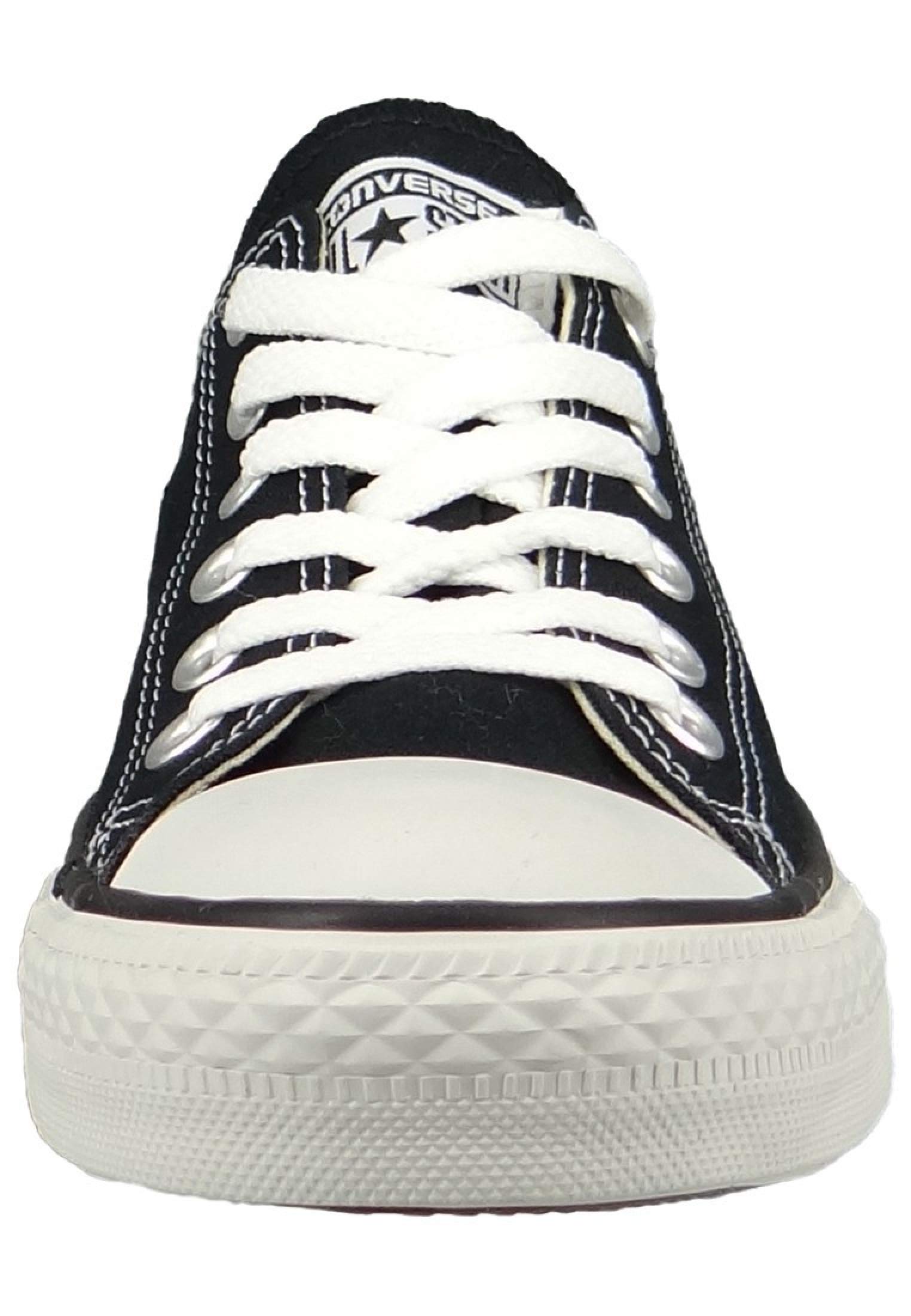 Converse Chuck Taylor All Star Canvas Low Top Sneaker,Black,7.5 US Men/9.5 US Women