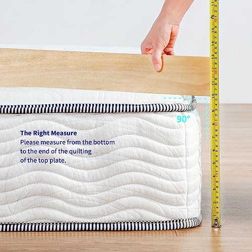 Olee Sleep King Mattress, 10 Inch Plush Cloud Hybrid Mattress, Gel Infused Memory Foam, Pocket Spring for Support and Pressure Relief, CertiPUR-US Certified, Bed-in-a-Box, Soft, King Size