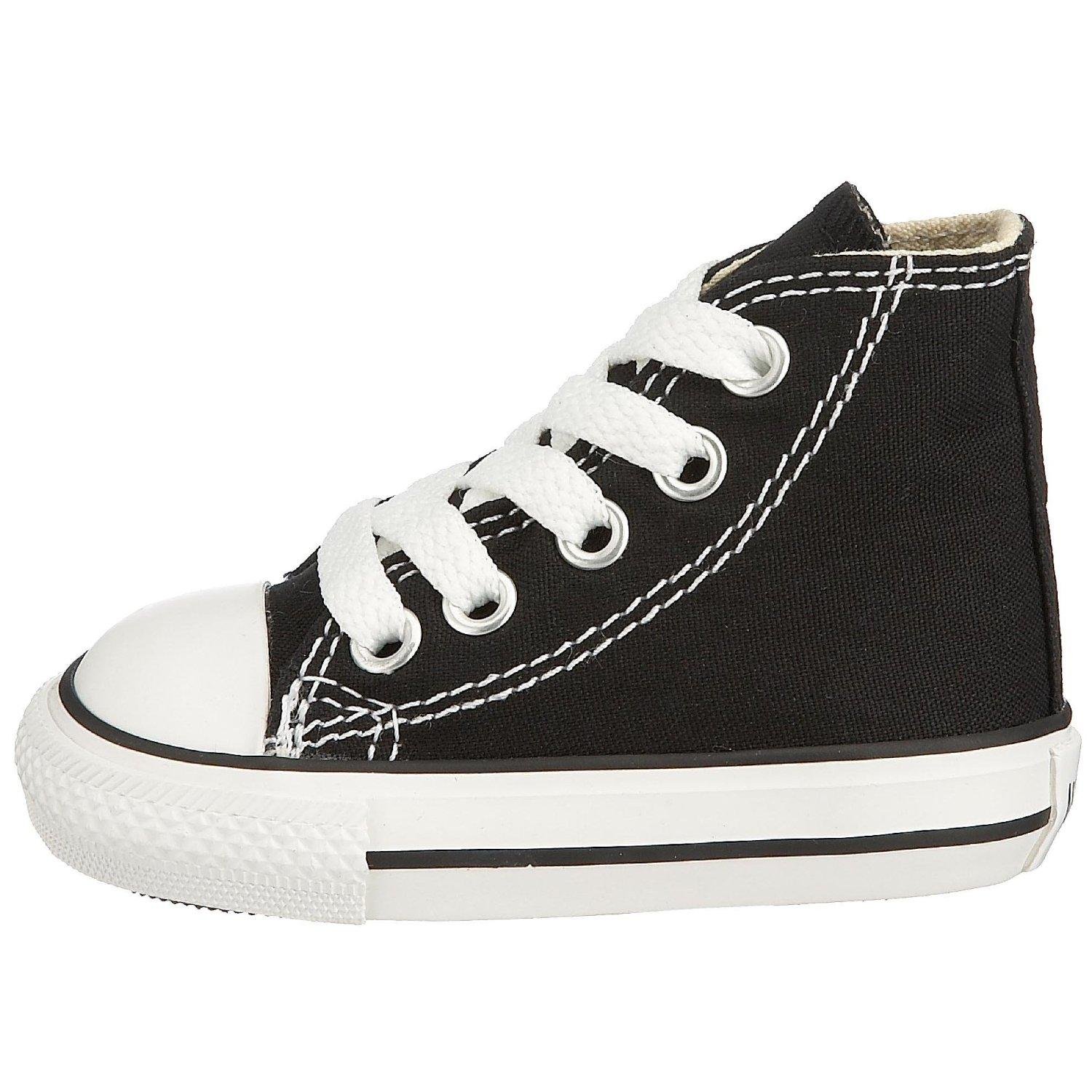 Converse Unisex Chuck Taylor All Star High Top Sneakers Black/White US Men's 8 D(M) / US Women's size 10 B(M)