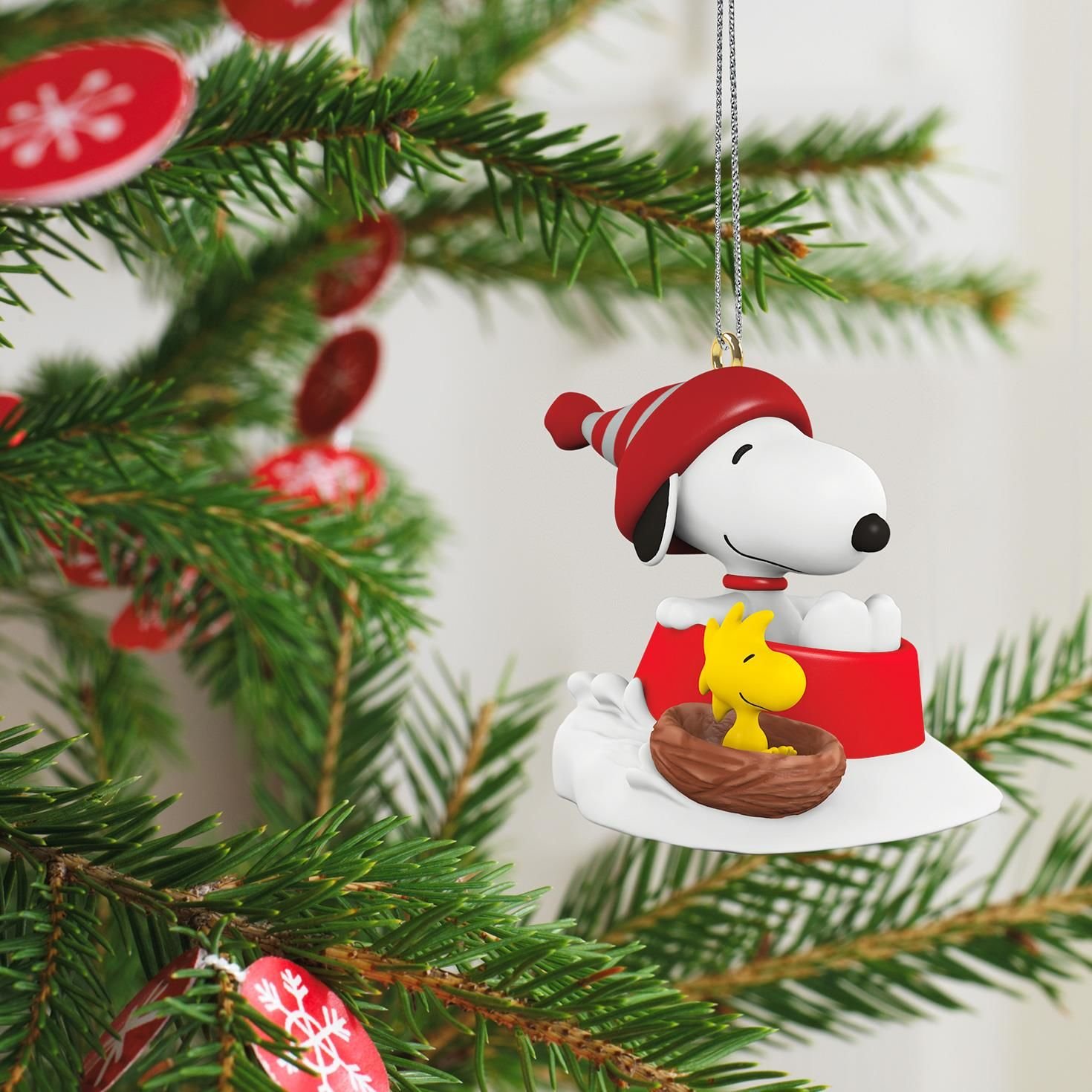 Hallmark 795QXM8632 Miniature Winter Fun with Snoopy and Woodstock #20 Keepsake Christmas Ornaments