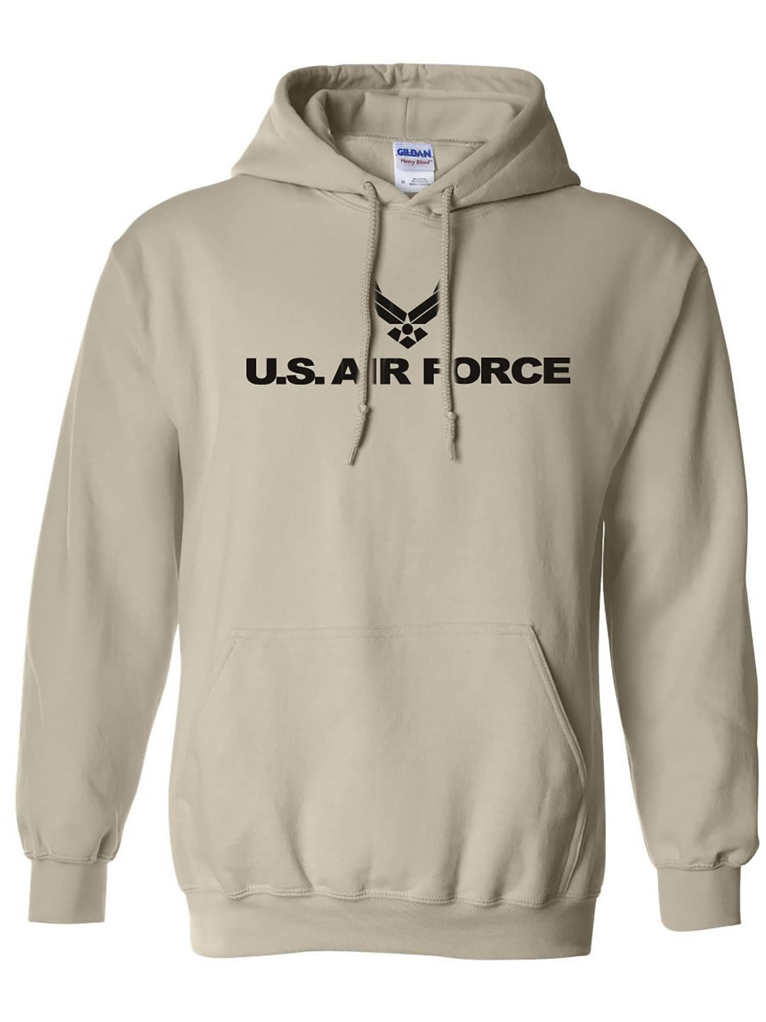 zerogravitee Air Force Hooded Sweatshirt in Sand - XX-Large