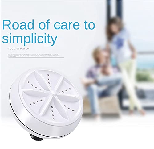 Mini Washing Machine - Ultrasonic Turbo Washing Machine Multifunctional Portable Turbo Washing Machine USB Powered Mode