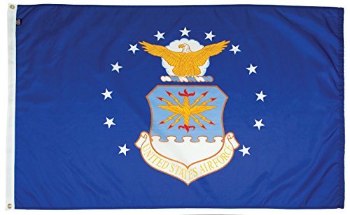 FlagSource U.S. Air Force Nylon Military Flag, Made in The USA, 4x6'