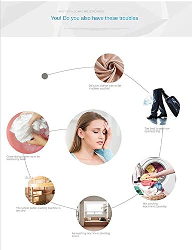 Mini Washing Machine - Ultrasonic Turbo Washing Machine Multifunctional Portable Turbo Washing Machine USB Powered Mode