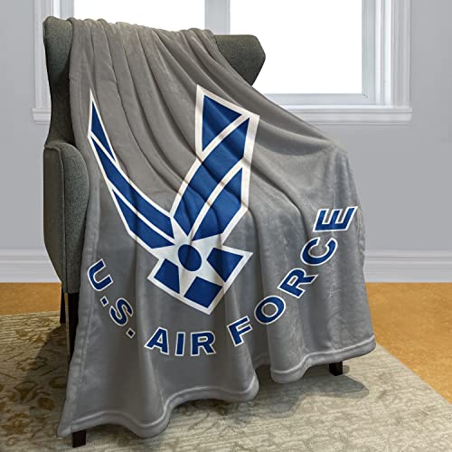 HommomH 60" x 80" Blanket Throw Comfort Warmth Soft Cozy Air Conditioning Easy Care Machine Wash US Air Force