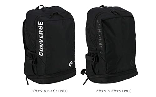Converse C2201012 Square Backpack, Black x White