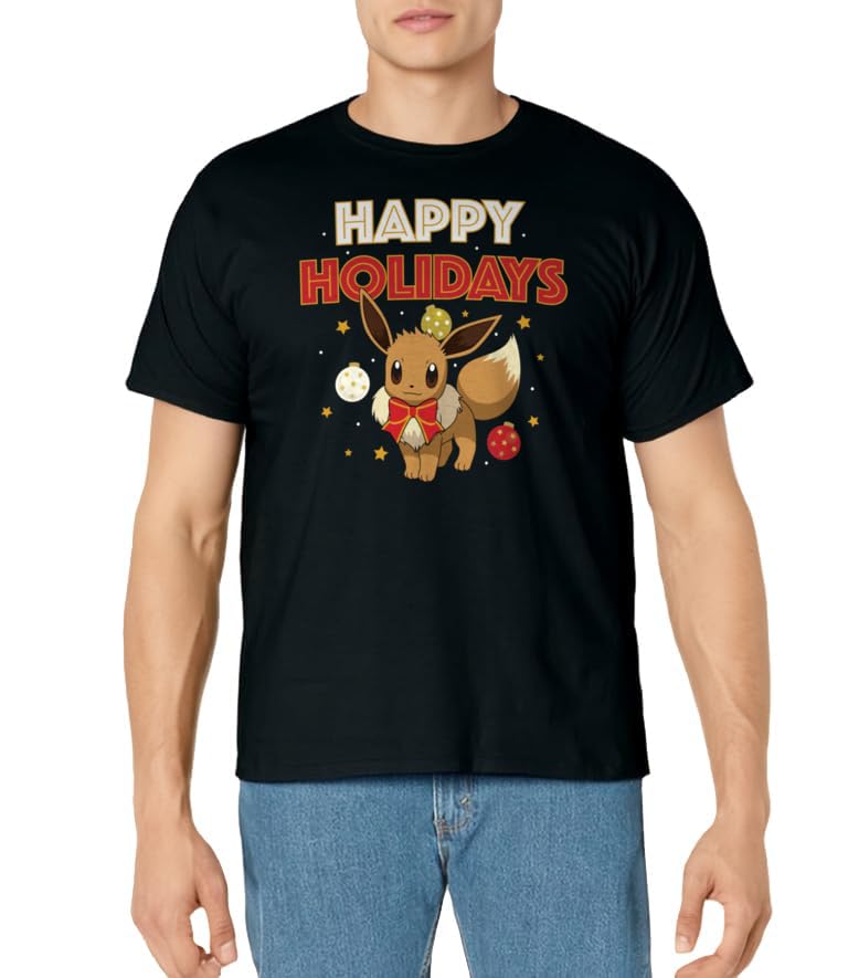 Pokémon - Happy Holidays Eevee T-Shirt